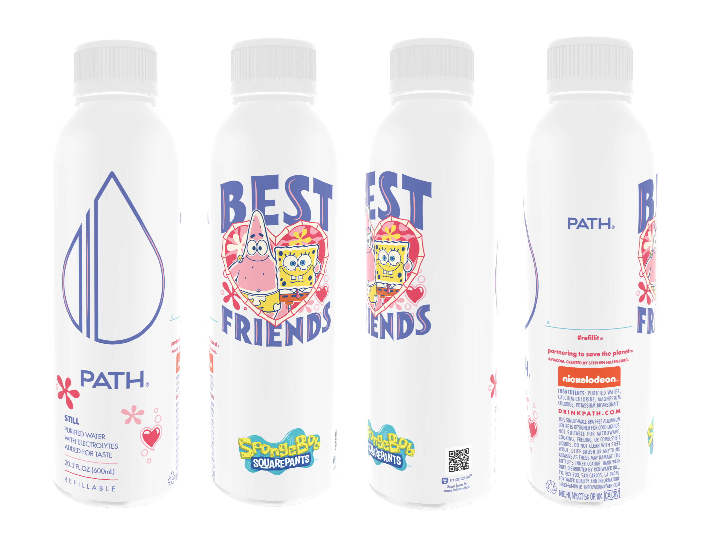 Create Your Reusable PATH Custom Bottled Water with Nickelodeon and Pe ...