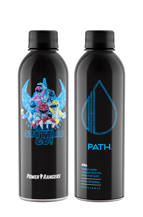 Power Rangers 16.9 oz Collaboration Bottles | PATH Water