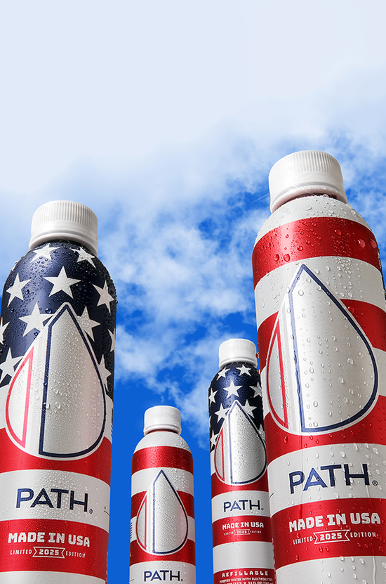 2025 Made in USA Refillable Aluminum Bottled Water - PATH Water
