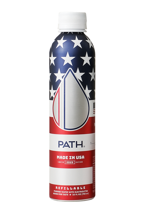 2025 Made in USA Refillable Aluminum Bottled Water - PATH Water
