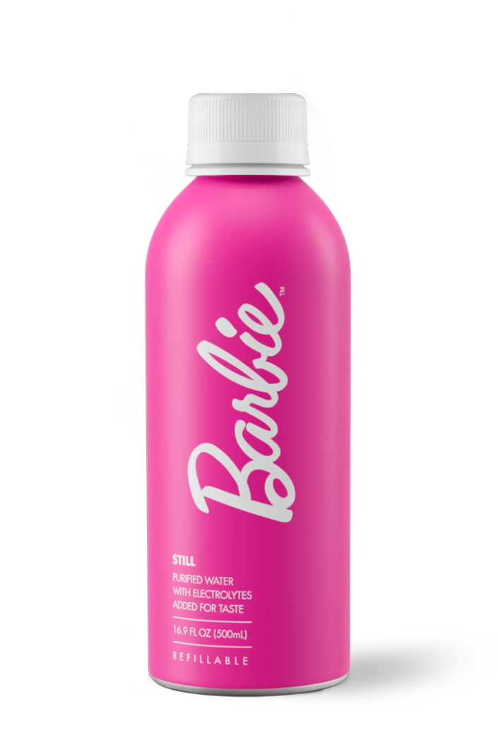 Barbie Limited Edition Refillable Bottled Water 20oz - PATH Water
