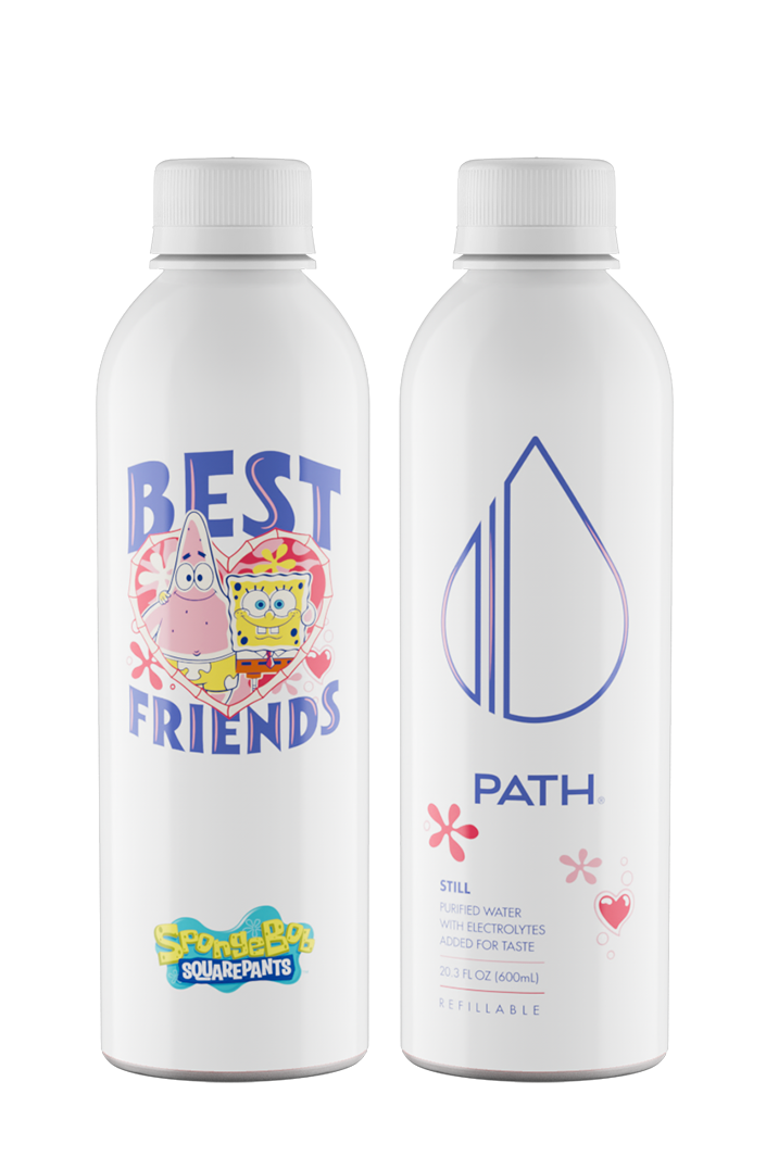 SpongeBob 16.9 oz Collaboration Bottles | PATH Water