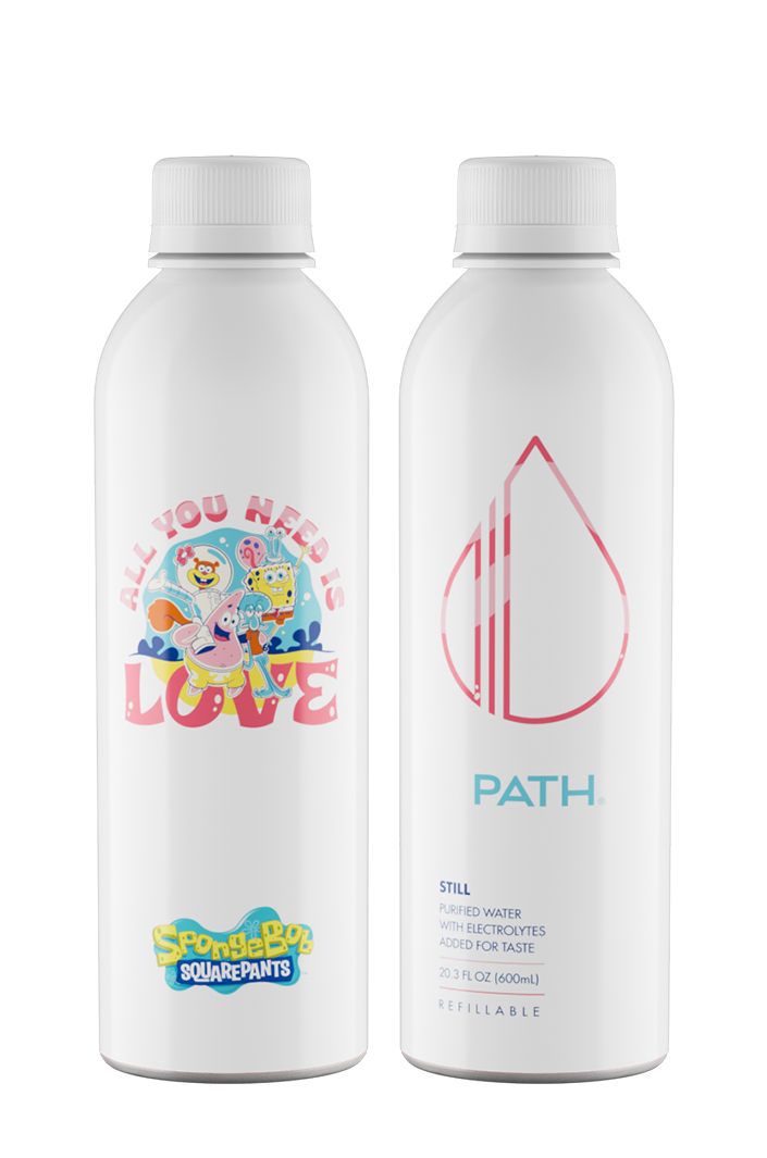 SpongeBob 16.9 oz Collaboration Bottles | PATH Water