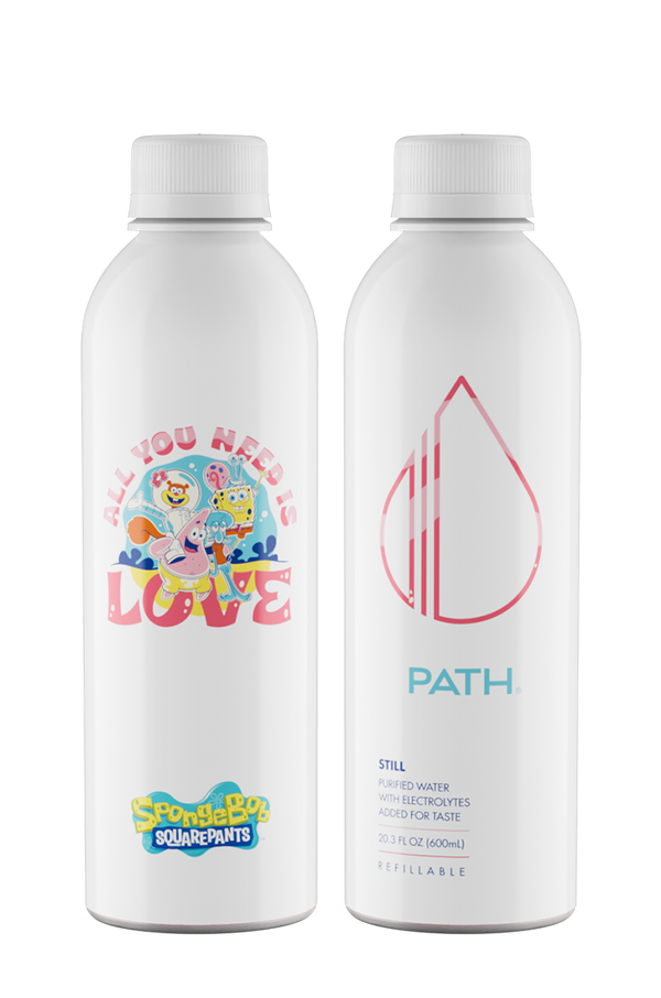 SpongeBob 16.9 oz Collaboration Bottles | PATH Water