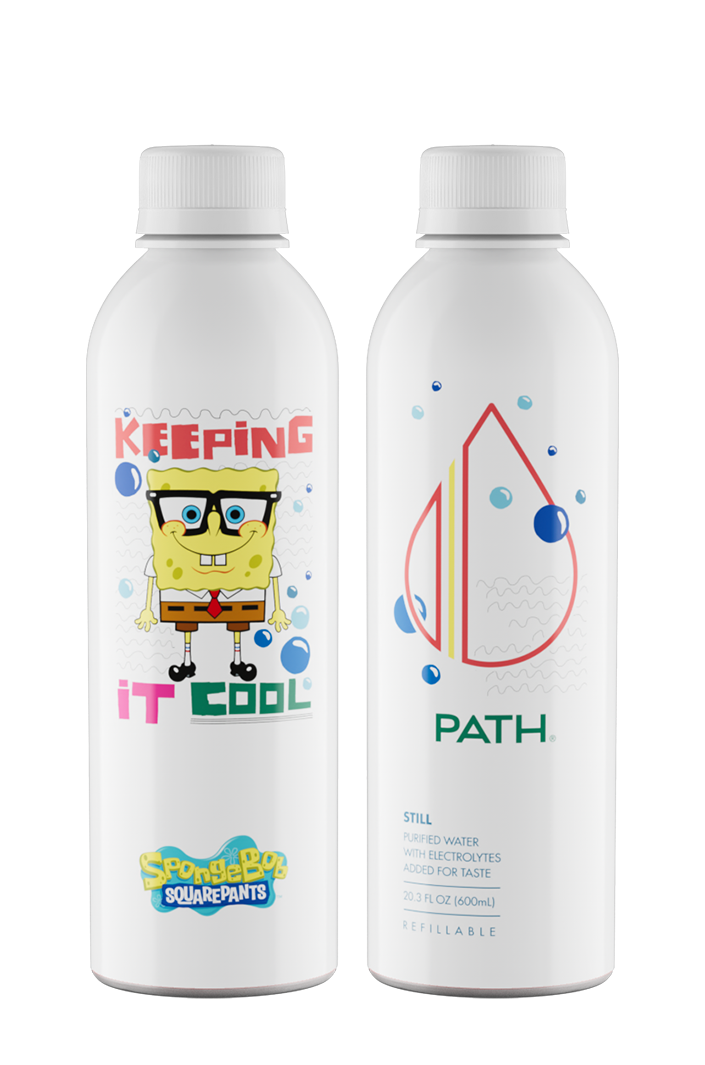 SpongeBob 16.9 oz Collaboration Bottles | PATH Water