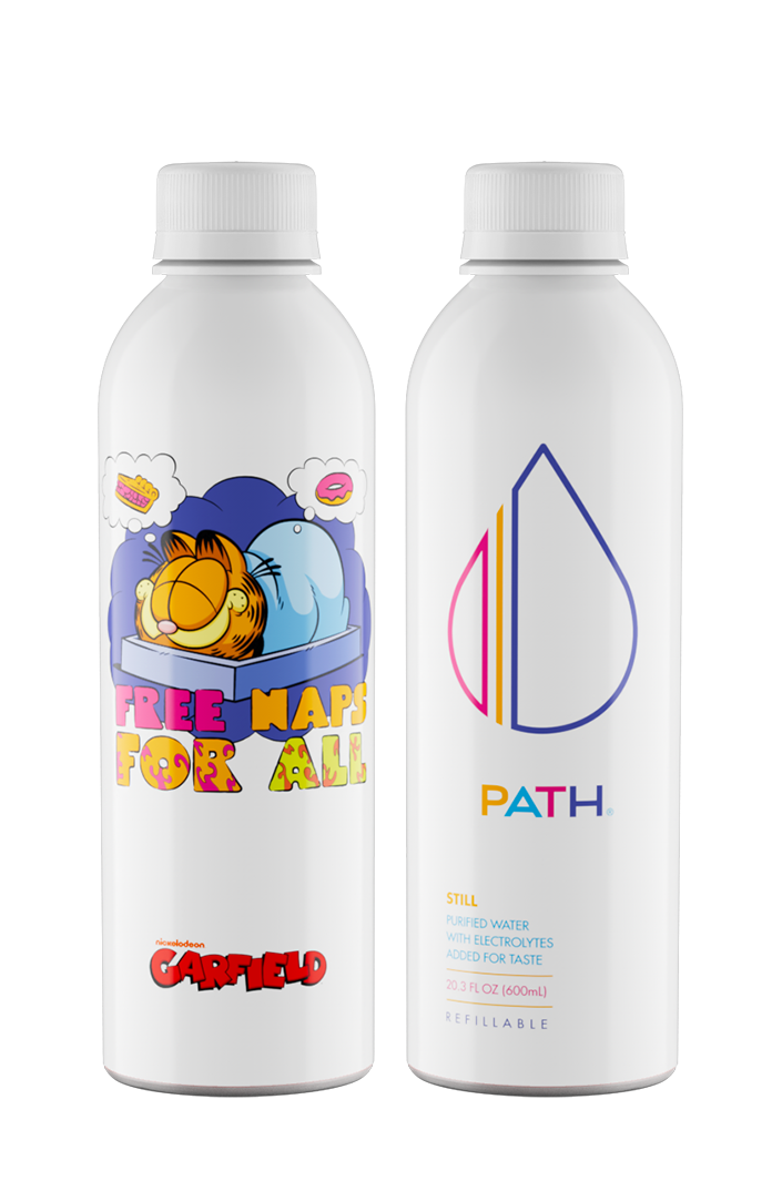 Garfield 16.9 oz Collaboration Bottles | PATH Water