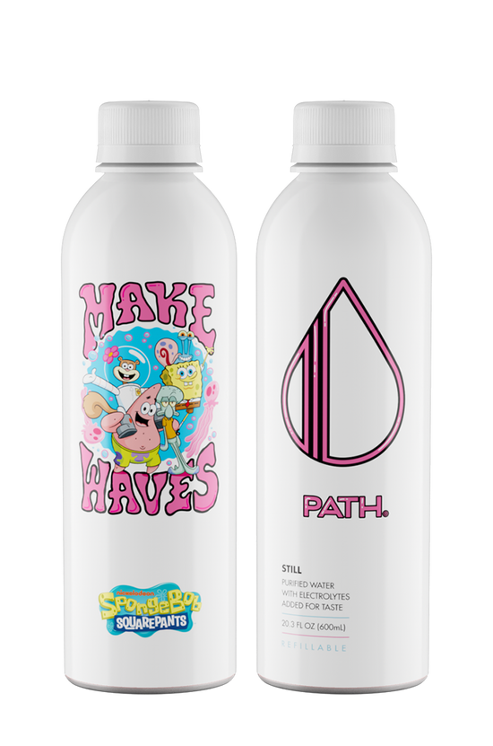 SpongeBob 16.9 oz Collaboration Bottles | PATH Water