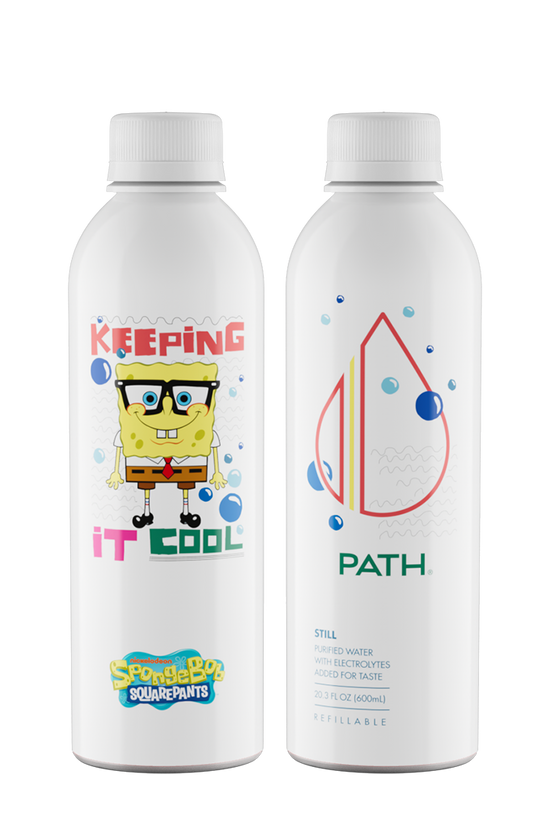 SpongeBob 16.9 oz Collaboration Bottles | PATH Water