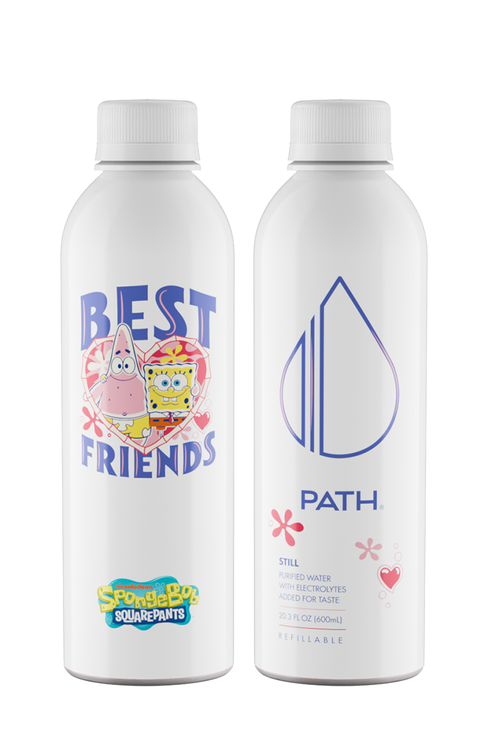 SpongeBob 16.9 oz Collaboration Bottles | PATH Water