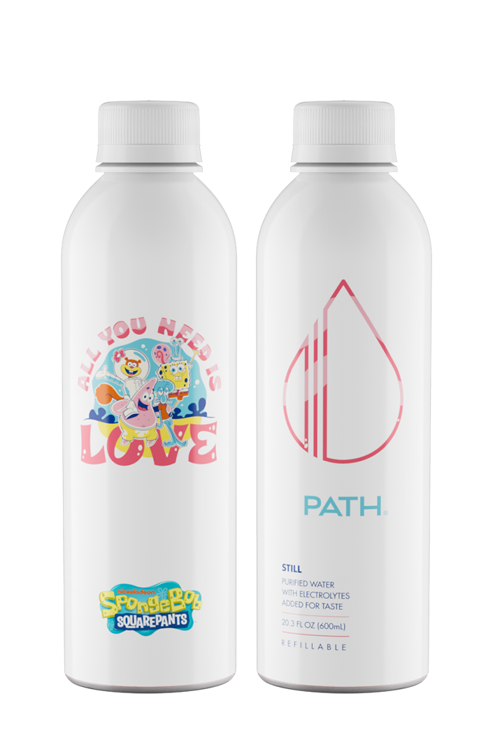 SpongeBob 16.9 oz Collaboration Bottles | PATH Water