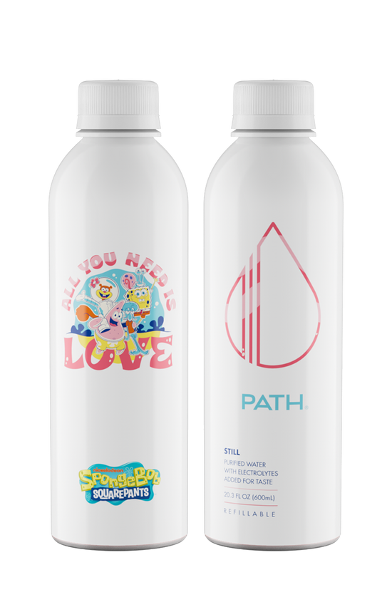 SpongeBob 16.9 oz Collaboration Bottles | PATH Water