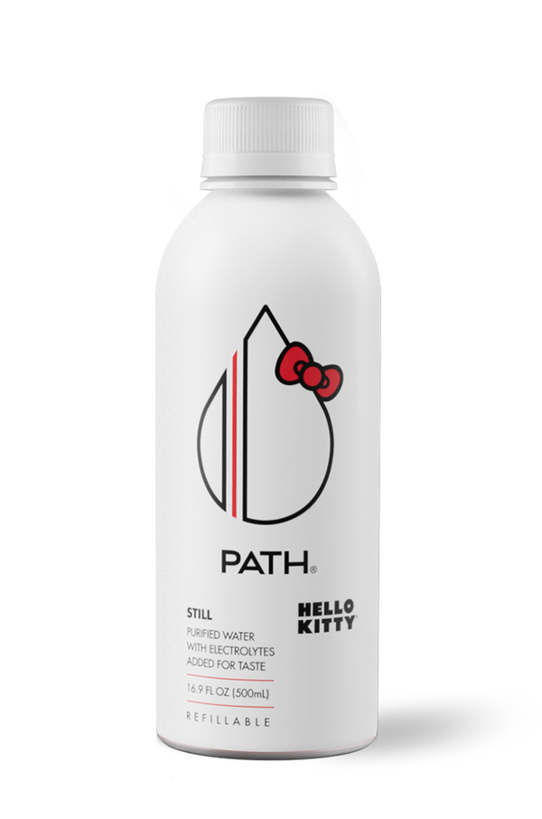 Hello Kitty Limited Edition Refillable Bottled Water 20oz - PATH Water