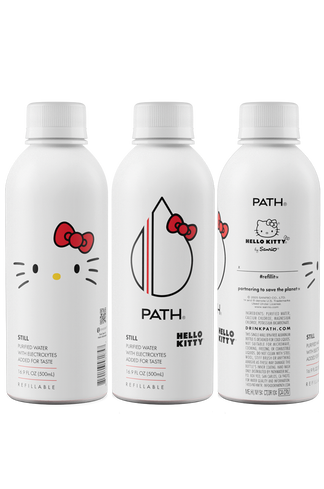 Hello Kitty Limited Edition Refillable Bottled Water 20oz - PATH Water