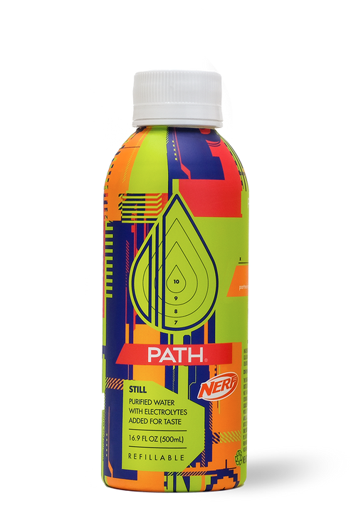 NERF Refillable Aluminum Bottled Water - PATH Water