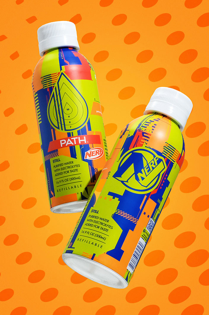 NERF Refillable Aluminum Bottled Water - PATH Water