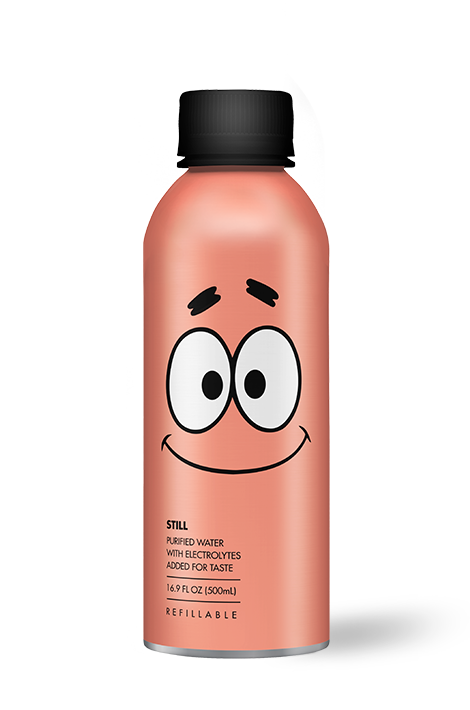 SpongeBob 16.9 oz Limited Edition Aluminum Water Bottles | PATH Water