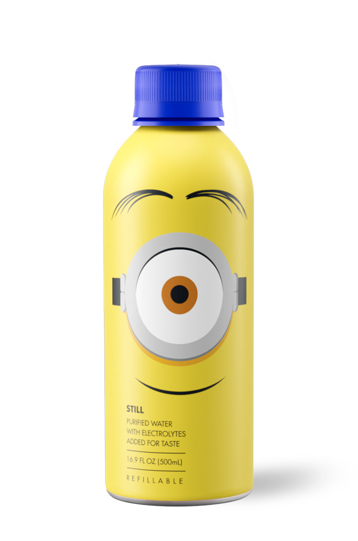 Minions Limited Edition Refillable Bottled Water 20oz - PATH Water
