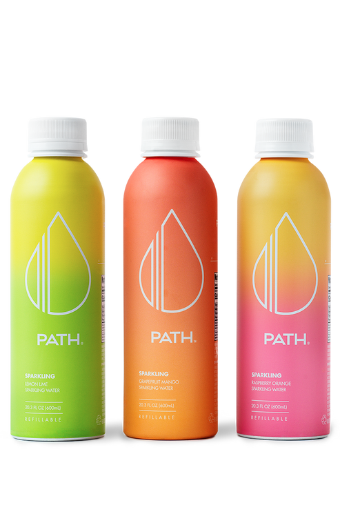 Flavored Sparkling Water | Reusable Bottle – PATH Water