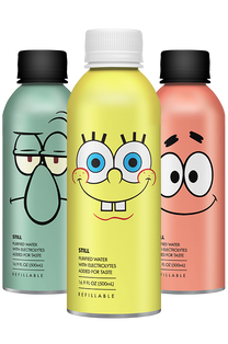 SpongeBob 16.9 oz Limited Edition Aluminum Water Bottles | PATH Water