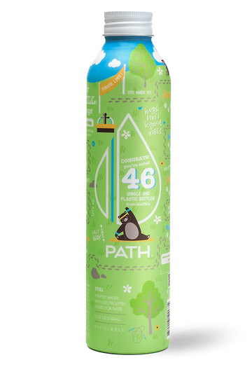 Refillable Aluminum Water Bottle with Purified Water | PATH Water