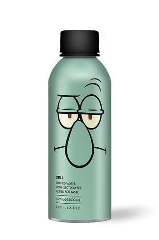SpongeBob 16.9 oz Limited Edition Aluminum Water Bottles | PATH Water